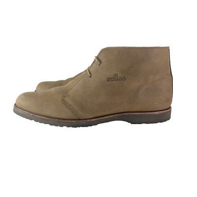 Sebago Desert Boot Mens 9 Vibram Chukka Tan Waterproof Nubuck Leather ...