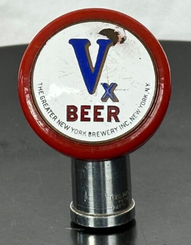 !! Vx Beer Ball Knob Tap Handle - 1940's - Greater New York Brewery Inc ...