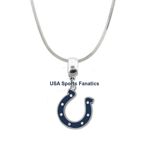 NFL Indianapolis Colts Team Logo Pendant Necklace On A 925 Snake Chain ...