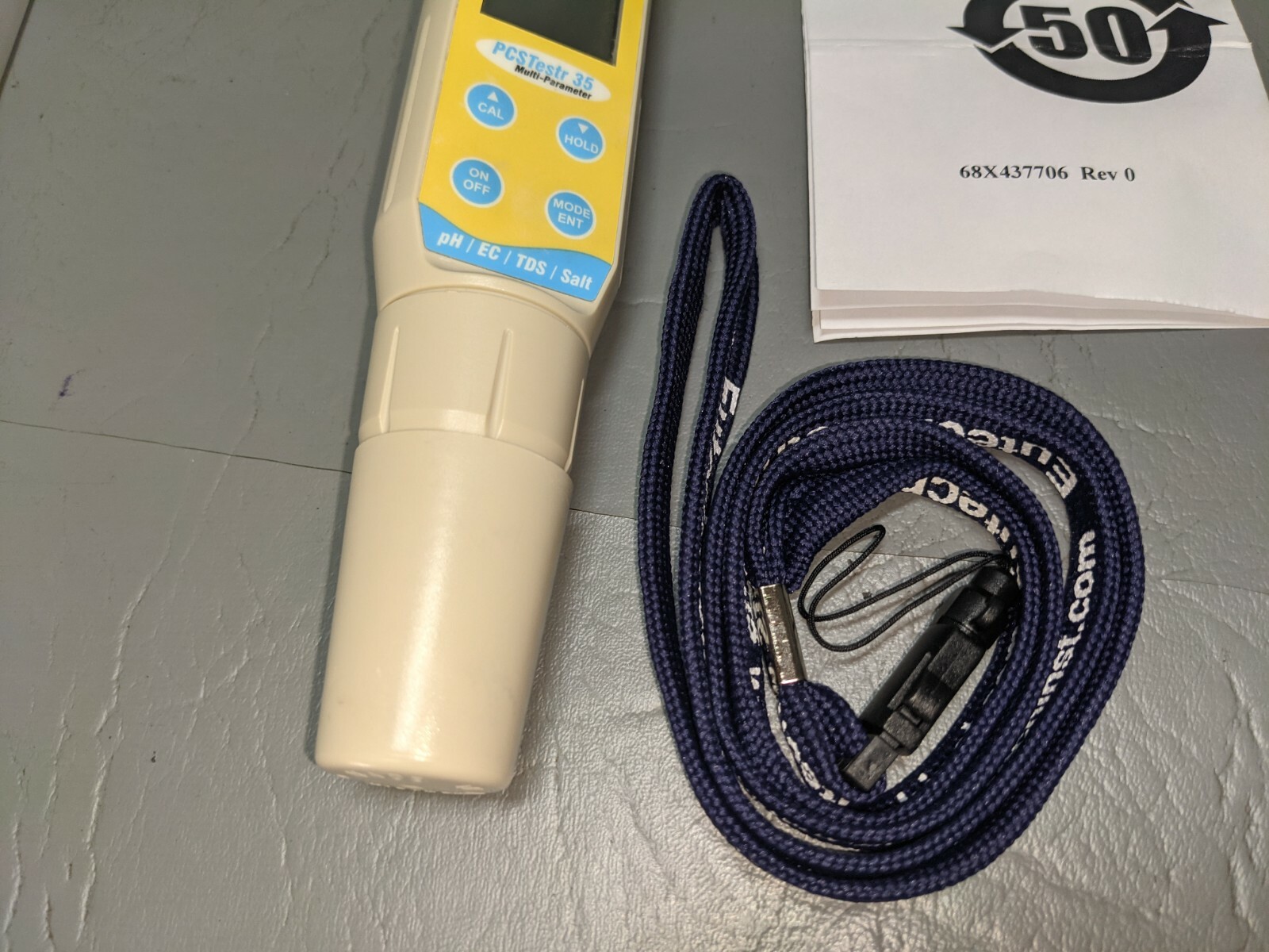 Oakton Eutech Instruments PCSTESTr 35 pH/EC/TDS/PPT Multi-Paratemer ...