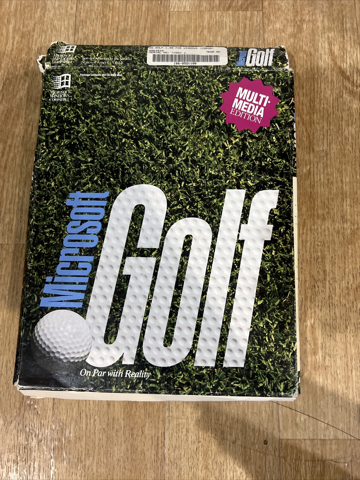 Vintage Microsoft Golf 1.0 (PC, 1992) | eBay