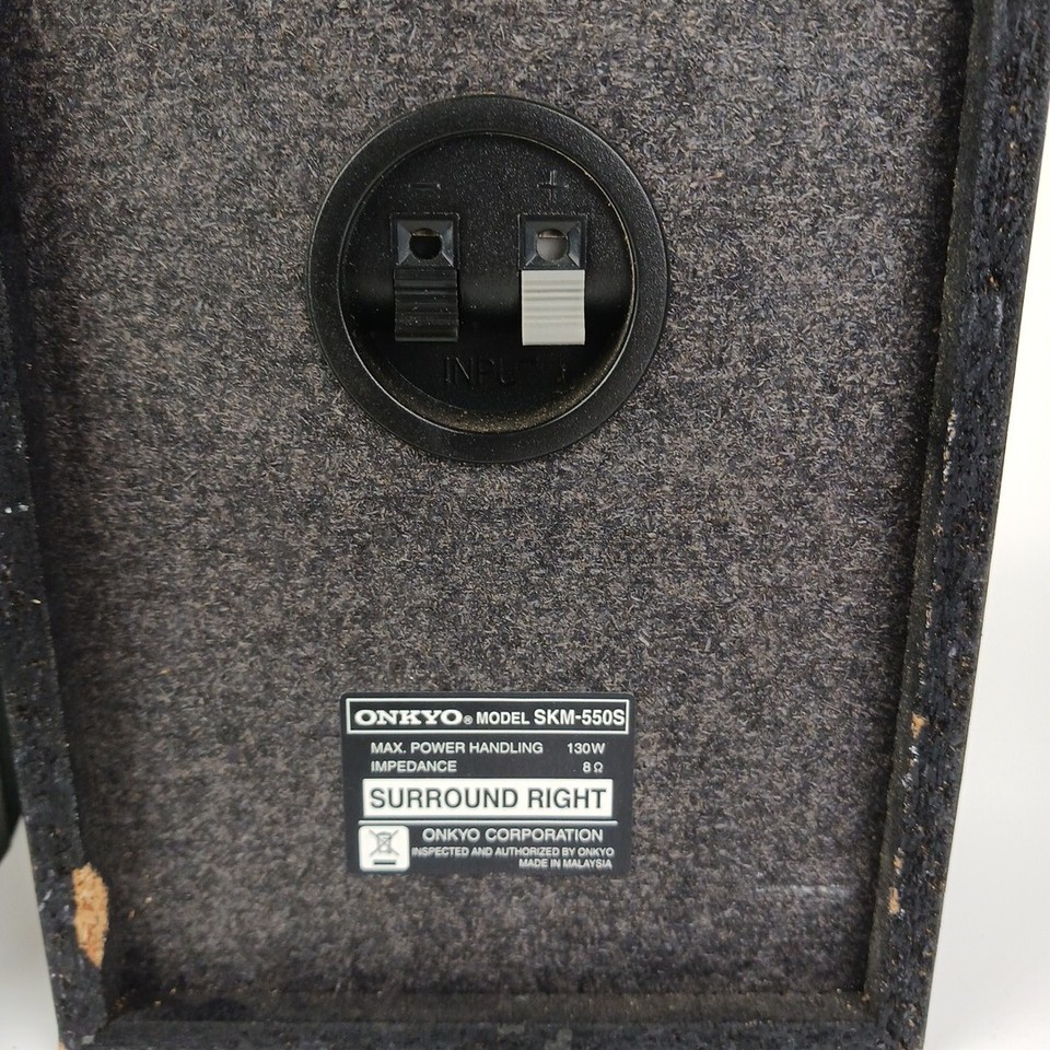 Onkyo SKB-550S And SKB-550 Speaker Surround Right And Back Right ...