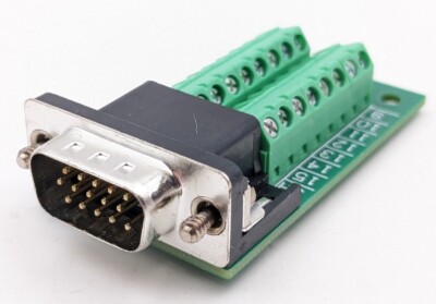 Winford DB15HD Slim Breakout Board 15-Pin BRKSD15HDM-C | eBay