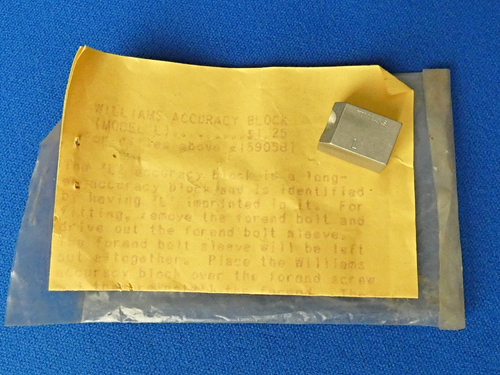 Vintage WILLIAMS ACCURACY BLOCK For Remington Model 740 in Package | eBay