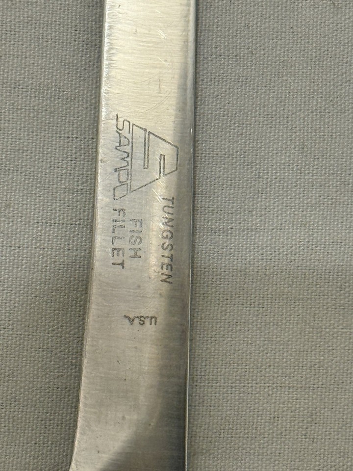 Vintage Tungsten USA Knife & Leather Sheath | eBay