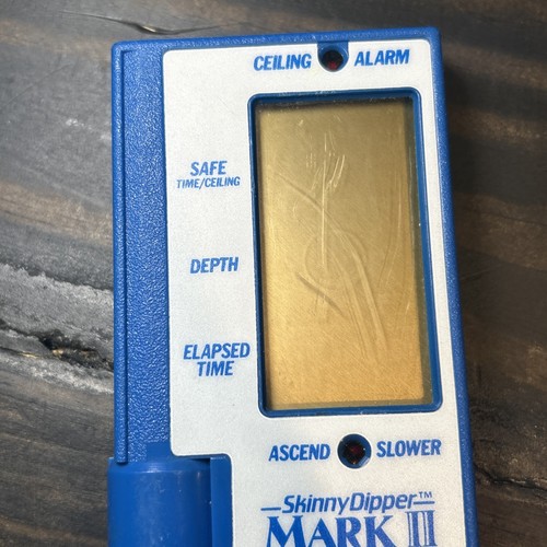 Vintage Scuba Dive Computer Orca Skinny Dipper Mark II 1986 untested | eBay
