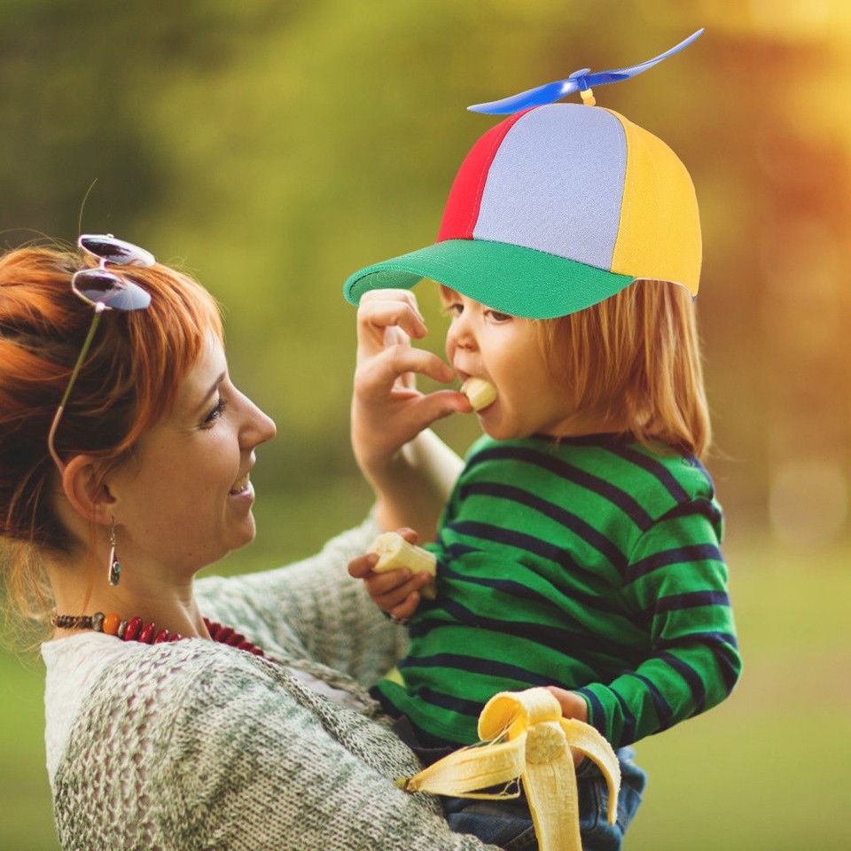 Detachable Propeller Baseball Hat Fashion Peaked Cap Summer Children ...