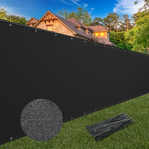 6FT x 50FT Privacy Screen Fence Heavy Duty 170GSM Fencing Mesh Shade ...