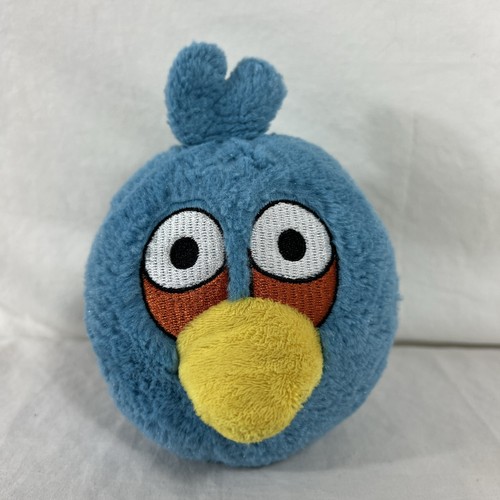 Commonwealth Angry Birds Plush Blue Bird 2010 Stuffed Animal Jake Jay ...