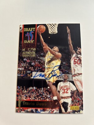Travis Best 1995 Signature Rookies Draft Day Auto Autograph Card /7750 ...
