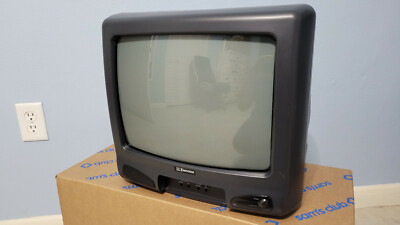 Emerson TC1351 13" CRT TV Television Coax input W/ remote (RETRO GAMING ...