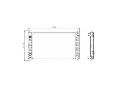 Denso Radiator Radiator fits Nissan Maxima 2009-2014, 2016-2019 79GGNK ...