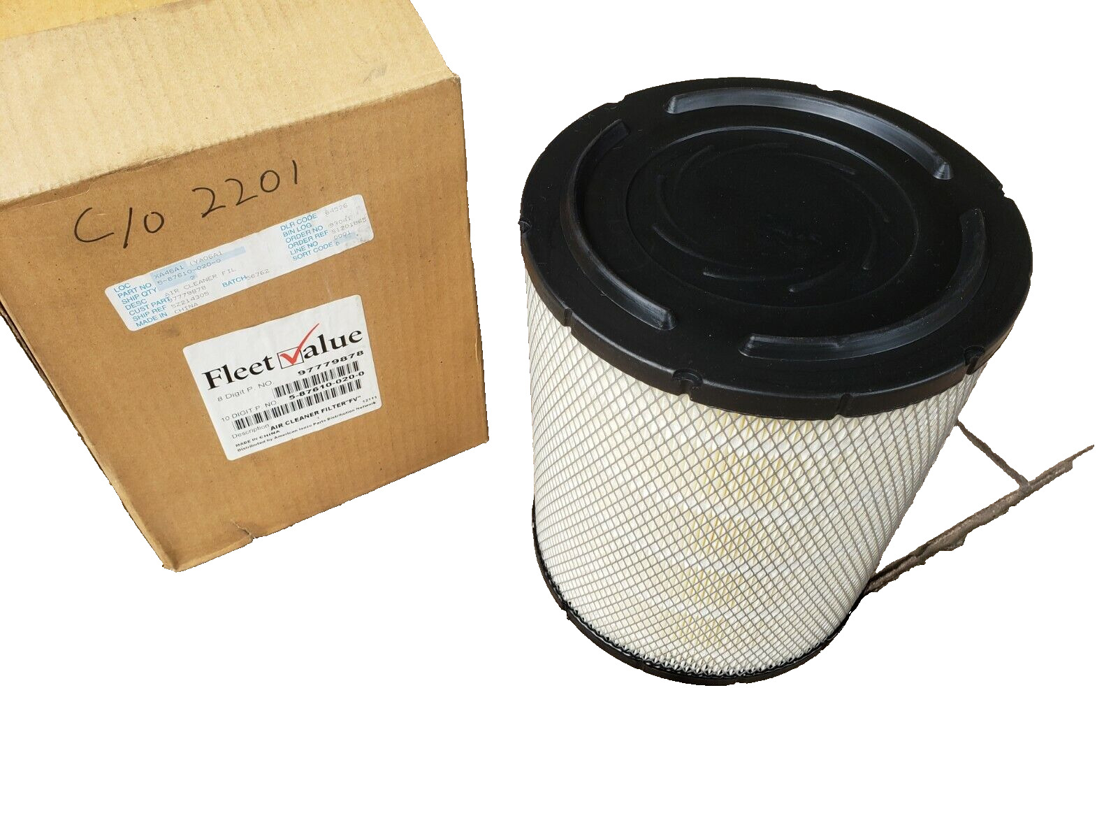 ISUZU 5876100200 - Air filter cross reference