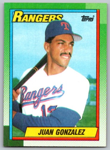 1990 Topps #331 Juan Gonzalez Texas Rangers Rookie | eBay