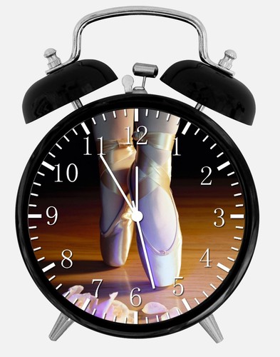 Ballet Shoes Alarm Desk Clock 3.75" Home or Office Decor W310 Nice For ...