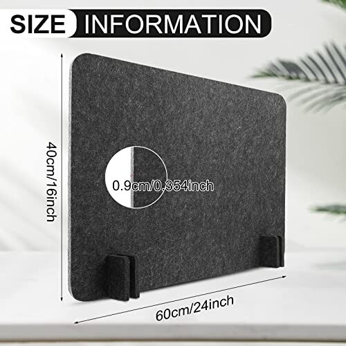 10 Pcs Acoustic Desk Divider 16 x 24 Inch Table Freestanding Privacy ...