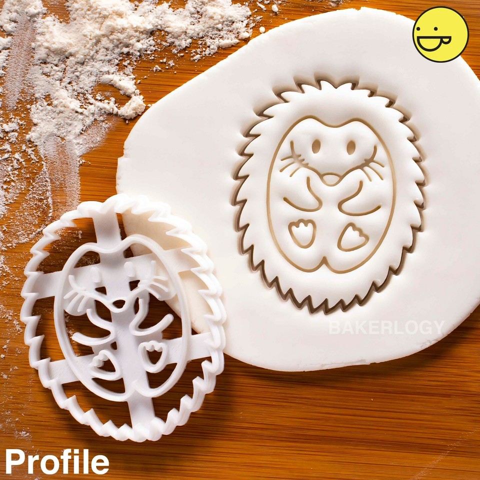 Set of 2 Hedgehog cookie cutters | Cute animal baby shower party ...