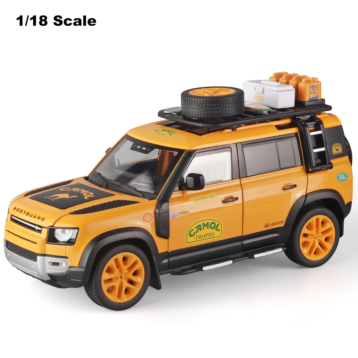 1:18 Land Rover Defender 110 Diecast Model Car Toy Collectible Sound ...