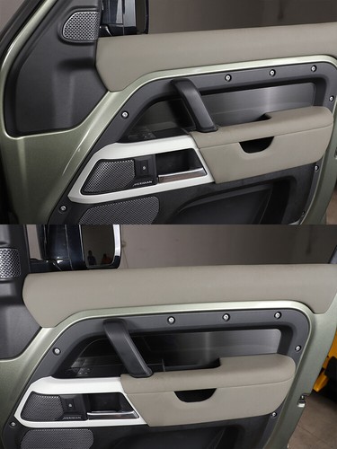 Modified Steel Car Inner Door Panel Trim Kit For Land Rover Defender ...