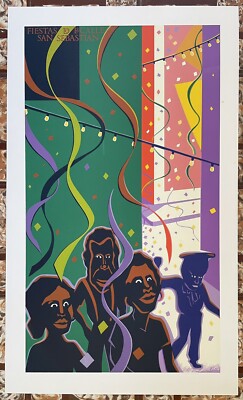 Lyzette Rosado? Cartel Serigraph Fiestas Calle San Sebastian Puerto ...