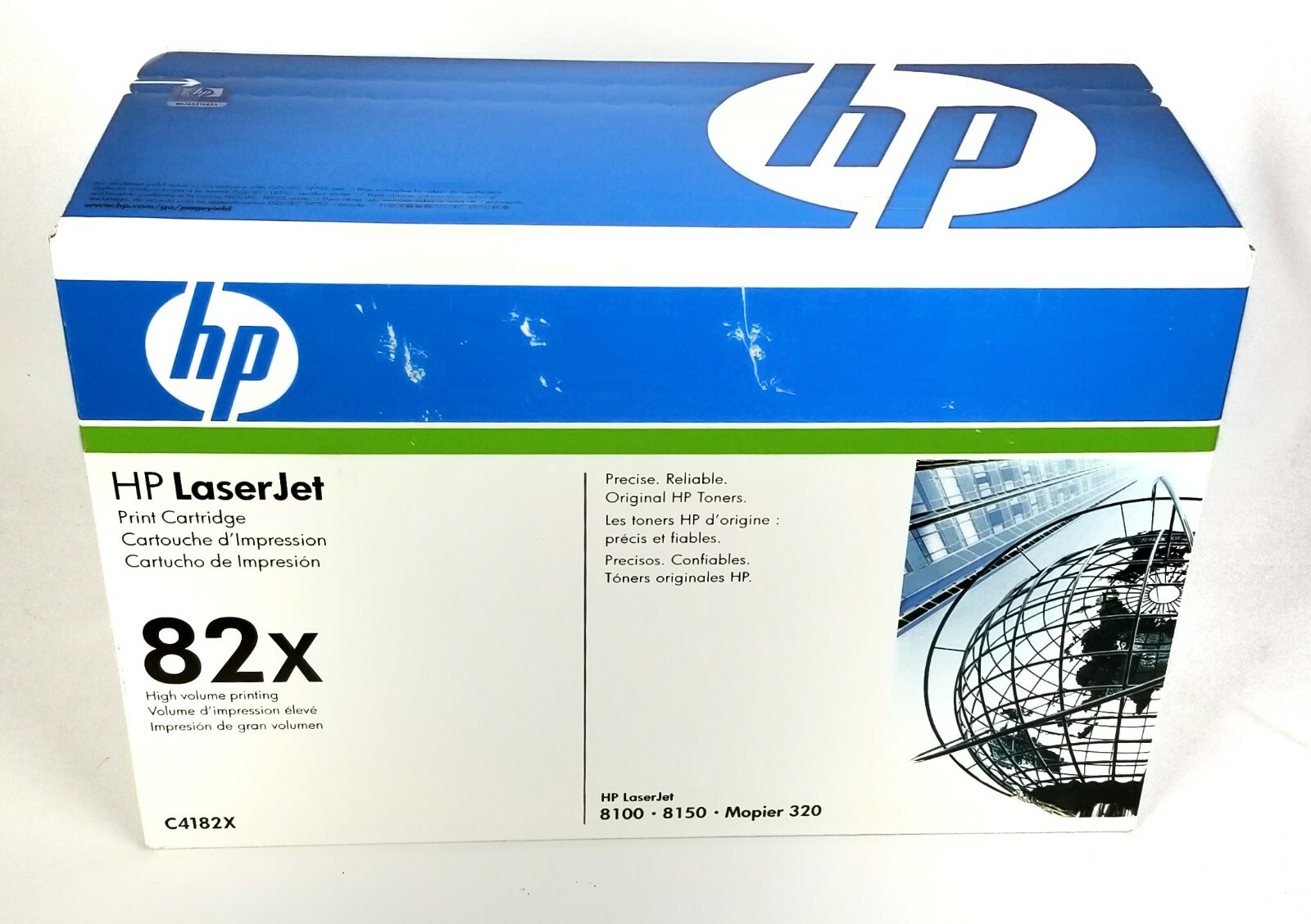 HP C4182X (82X) Black High Capacity Toner Cartridge 8100 8150 Mopier ...