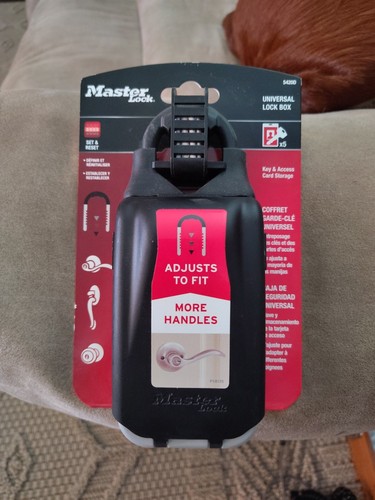 Master Lock Universal Lock Box: Spare Key & Access Card Storage! Model ...