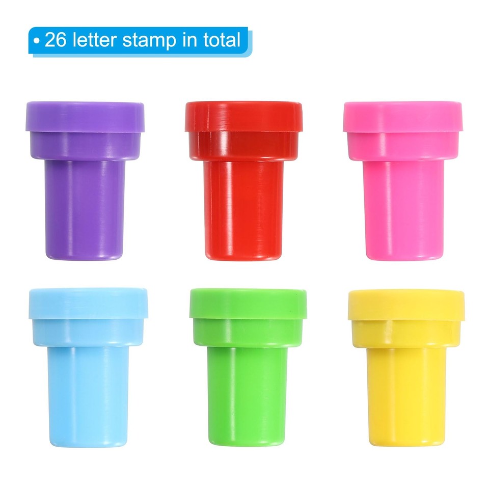 Patikil Self-Inking Letter Stamps, 1 Set Alphabet A To Z Letters ...