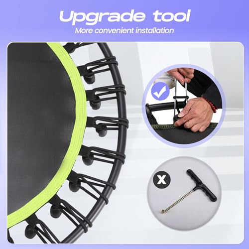 Fitness Trampoline Elastic Rope 8mm Thick Replacement Bungee Cords for ...