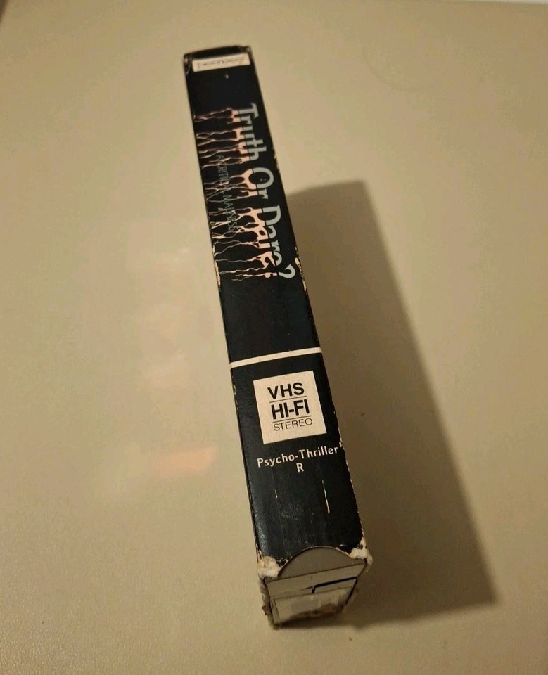 TRUTH OR DARE- A Critical Madness (VHS, 1986) Horror Gore Psycho ...