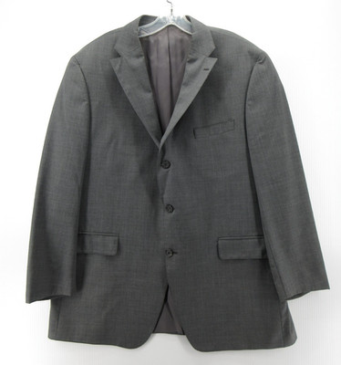 J Press Sport Coat Men 46 Gray Blazer Wool Jacket Preppy Classic ...