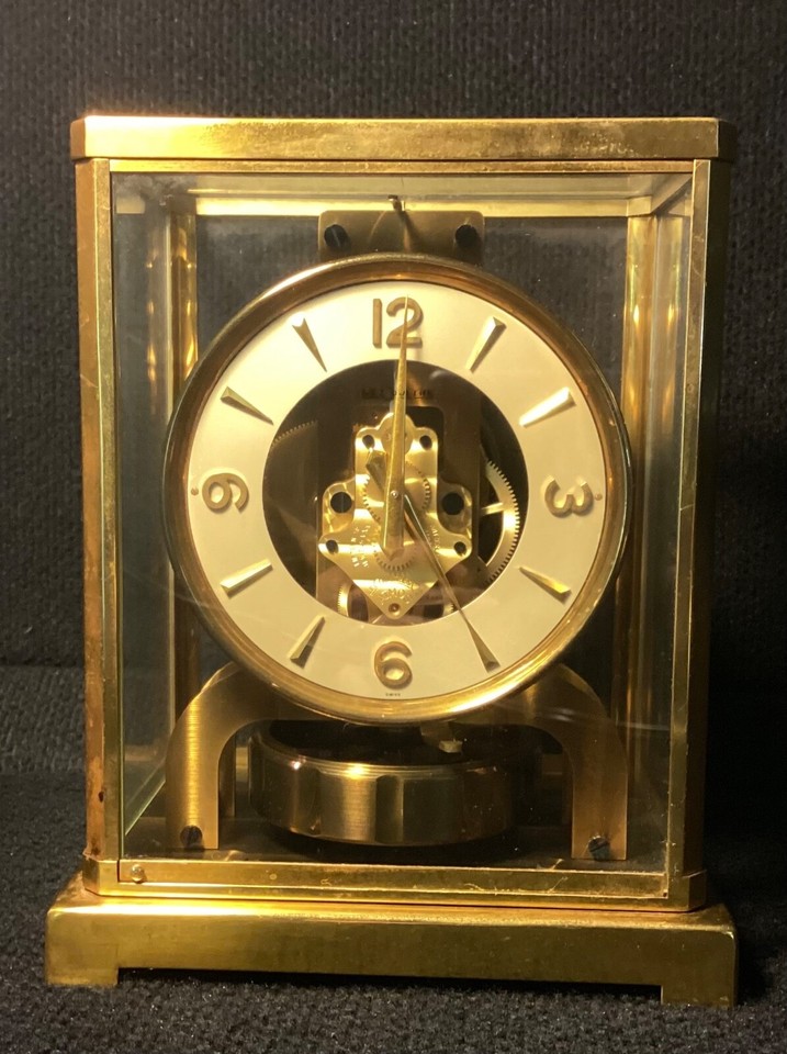 VINTAGE 50's Jaeger LeCoultre ATMOS CLOCK 526-5 Swiss Perpetual Motion ...
