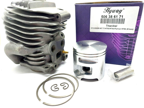Cylinder head Kit for HUSQVARNA PARTNER K750 K760 con saws 506 38 61-71 ...