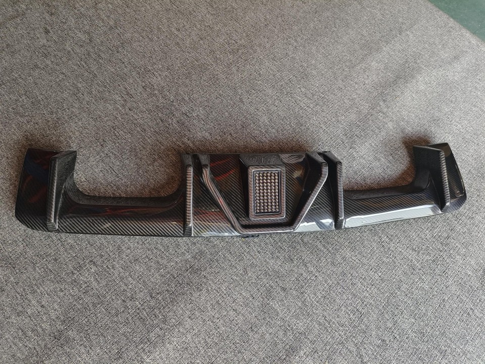 DRY Carbon Fiber Rear Bumper Diffuser Splitter Lip For 21-2024 BMW G80 ...