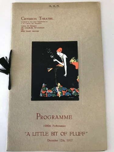 1917 CRITERION THEATRE "A LIttle Bit of Fluff" Picadilly United Kingdom ...
