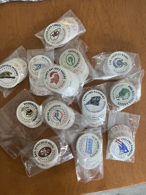 LOT Vintage 90’s Pogs NFL Eagles Detroit Lions New York Jets Dallas ...