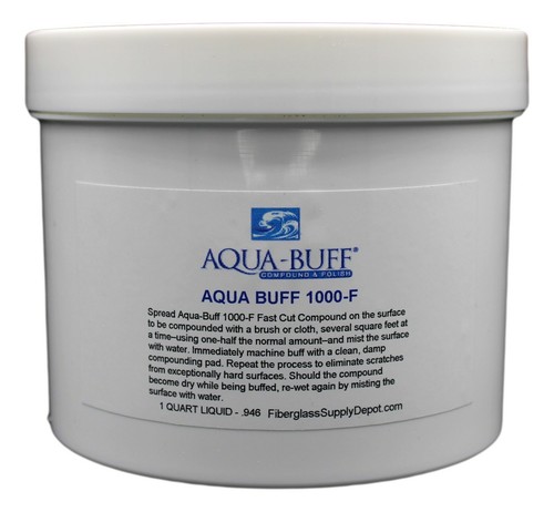 Aqua Buff 1000-F Cutting Polishing Compound Quart (32oz) | eBay