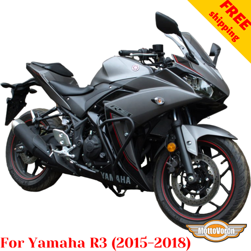For Yamaha YZF R3 Engine guard Yamaha R3 Crash bars YZF-R3 (2015-2018 ...