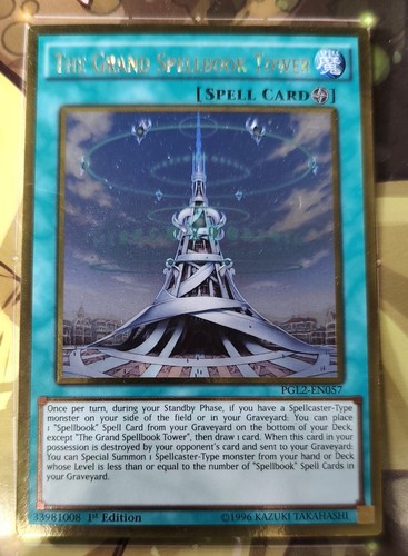 Yu-Gi-Oh! TCG The Grand Spellbook Tower Premium Gold- PGL2-EN057 | eBay ...