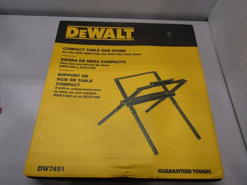 Dewalt DWE7485WS 8-1/4" Compact Jobsite Table Saw With Stand | eBay