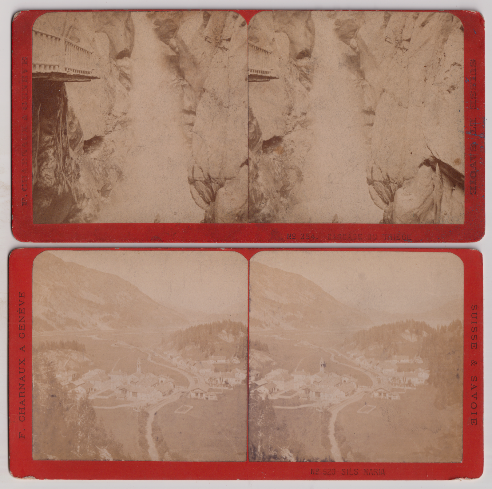 Lot 2 STEREO Charnaux (Suisse & Savoie) dont Sils Maria - Vintage ...