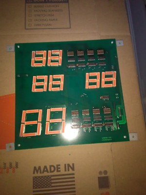 wacky gator arcade redemption scoreboard pcb working #77 | eBay