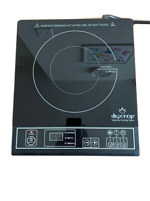 Duxtop 1800W Portable Induction Cooktop Countertop Burner, Gold 8100MC ...
