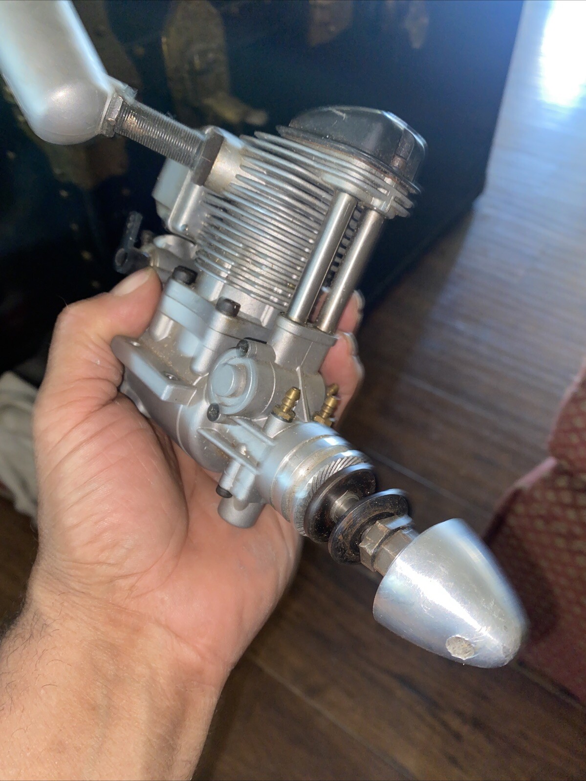 YS F-91AC RC Airplane Engine With Muffler And Propeller *Untested* | eBay