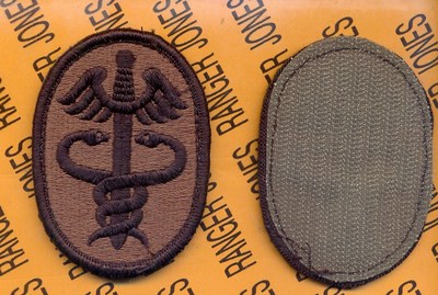 US Army Health Services Command Medical OD Green Black BDU w/ Hook 3 ...