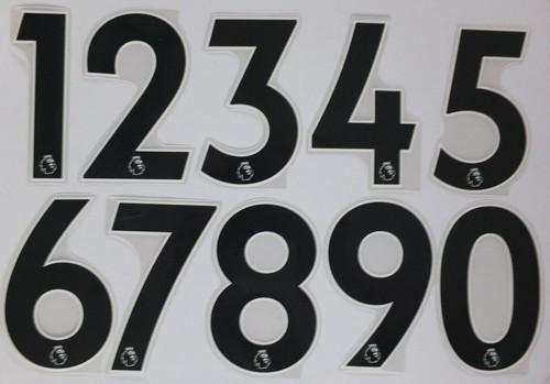 Avery Dennison Premier League Football SHORTS Numbers 2017/18 - 2022/23 ...