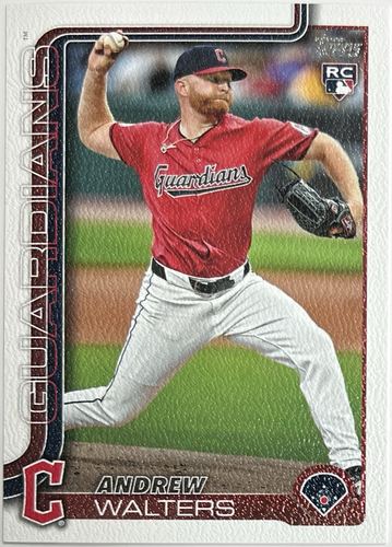 2025 Topps Series 2 Andrew Walters Rookie CANVAS Guardians #637 SSP RC ...