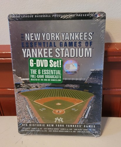 New York Yankees Essential Games Of Yankee Stadium 6 DVD Set w/ Steel ...