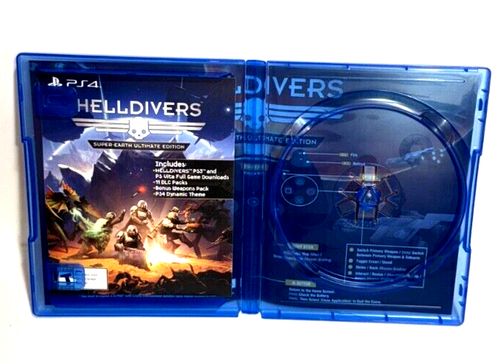 Helldivers: Super-Earth Ultimate Edition/Sony PlayStation 4/Case Only/No Game | eBay