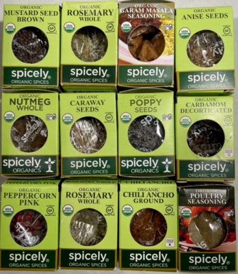 Spicely Organics Spices and Seasonings - CHOOSE ITEM! | eBay