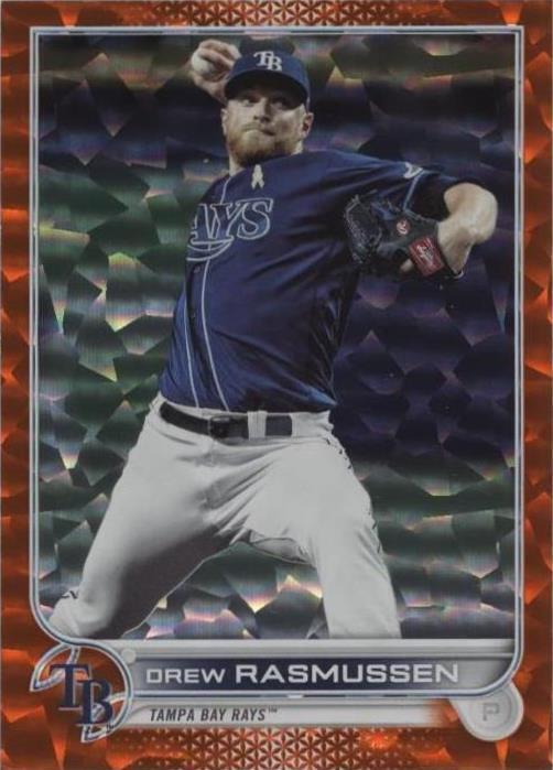 2022 Topps Series 2 - Drew Rasmussen #482 Orange Foilboard /299 for ...